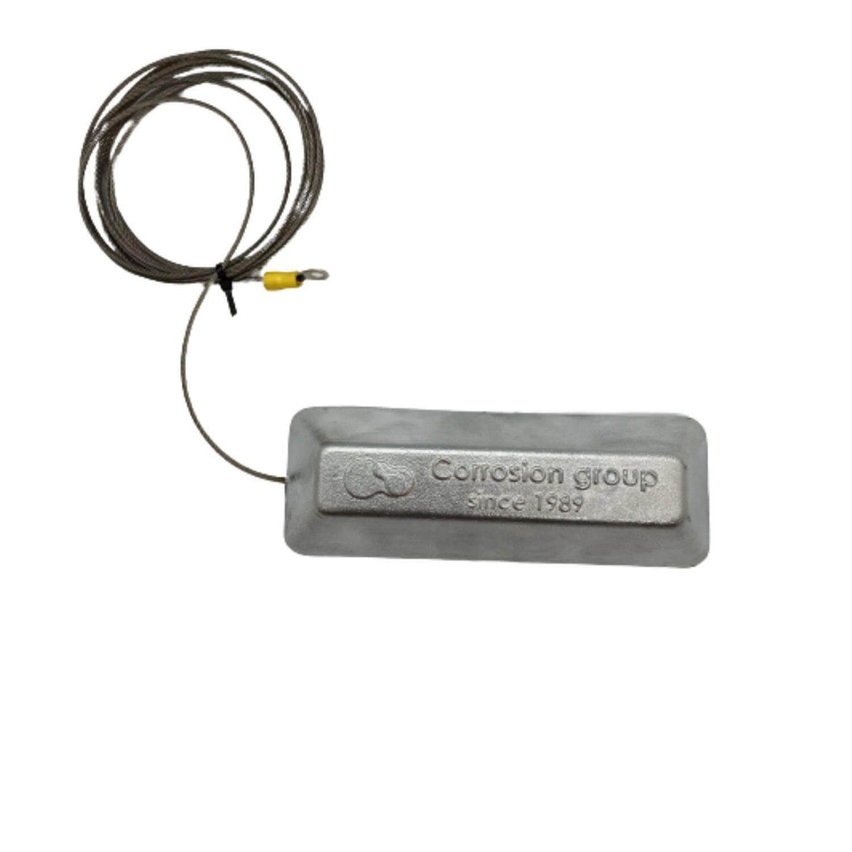 Zinc Anode 12.65Lb, wire 3m/10ft. (2mm) wire, 316L, Rfender1 — AnodeFactory